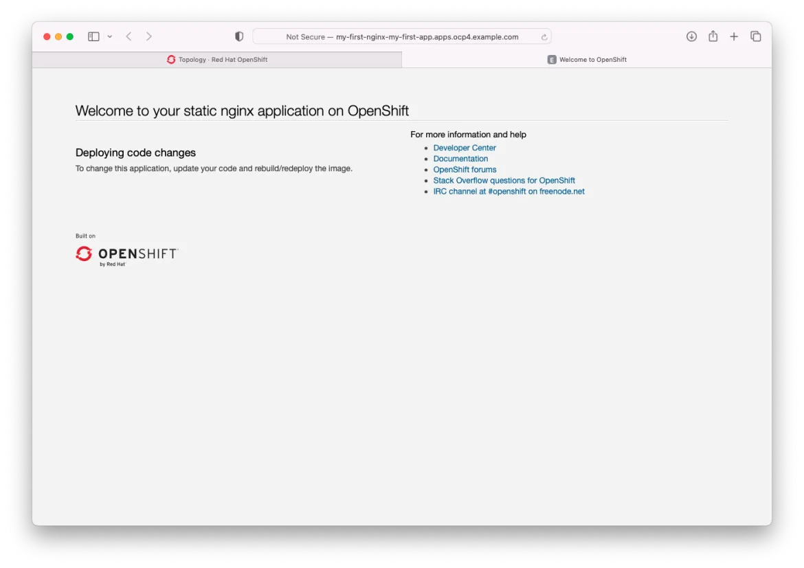 Installing OpenShift on VMWare and Deploying a Sample Application - Part 3