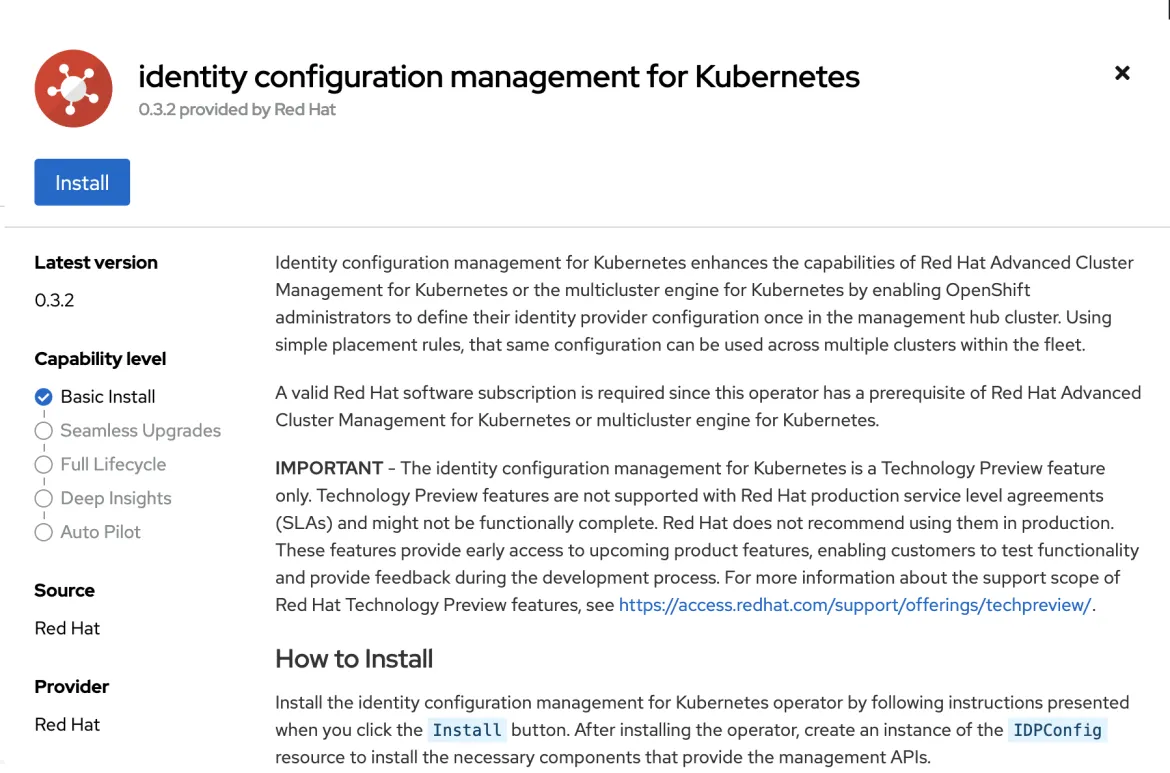 Identity configuration management for Kubernetes and OpenID Connect ...