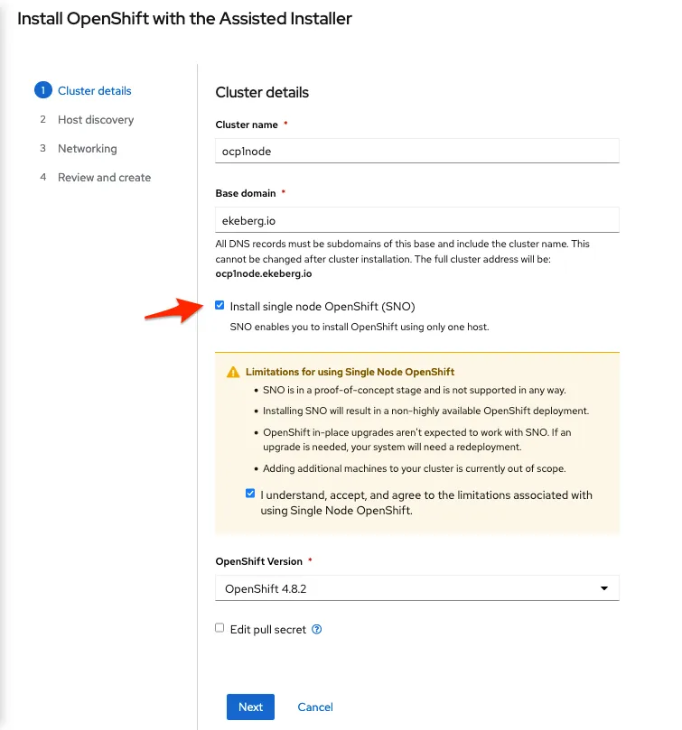 Visual Guide to Single Node OpenShift Deploy