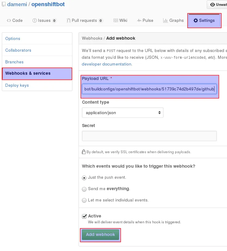 Running an IRC Bot in Ruby on OpenShift V3