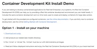 How to install Red Hat Container Development Kit (CDK) in minutes