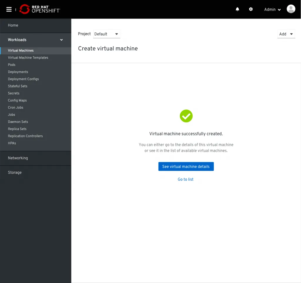 OpenShift 4.3: Creating virtual machines on Kubernetes with OpenShift’s CNV