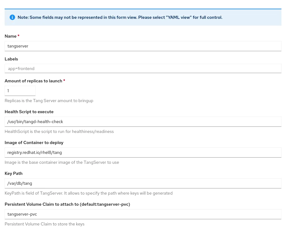 How to provide NBDE in OpenShift with the tang-operator