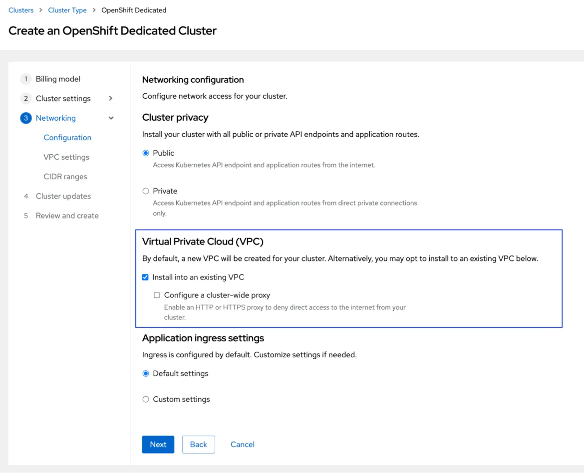 Deploying Red Hat OpenShift Dedicated clusters to Shared Virtual Private Cloud on Google Cloud