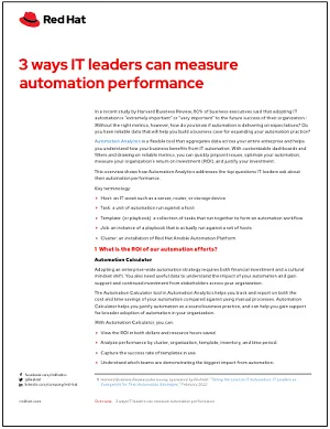 3 ways IT leaders can measure automation performance