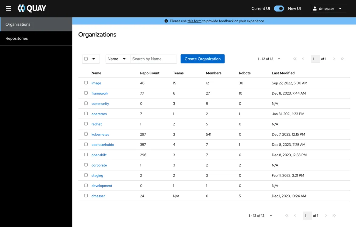 The evolution of Quay.io UI: Progress and future vision