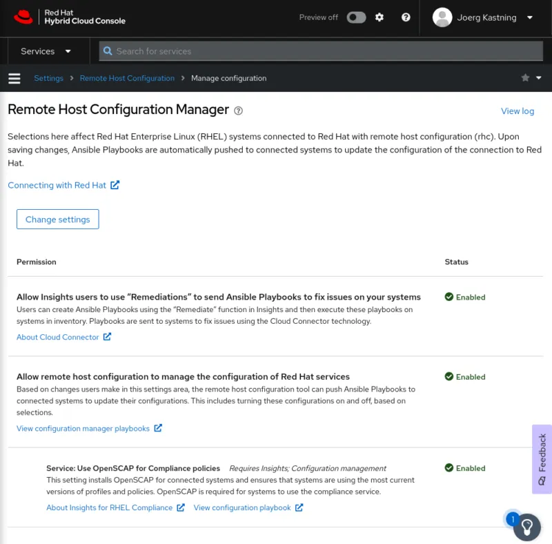 Remote host configuration and management for Red Hat Enterprise Linux