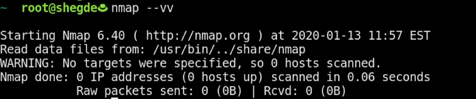 Basic network troubleshooting in Linux with nmap