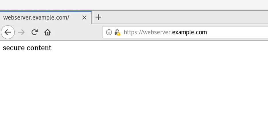 Setting up a webserver to use HTTPS