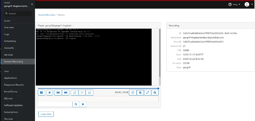 How to set up tlog on Linux hosts for terminal logging