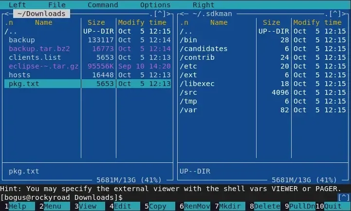 Replace your Linux file manager with Midnight Commander