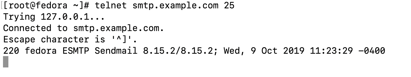 Using Telnet to troubleshoot your mail system