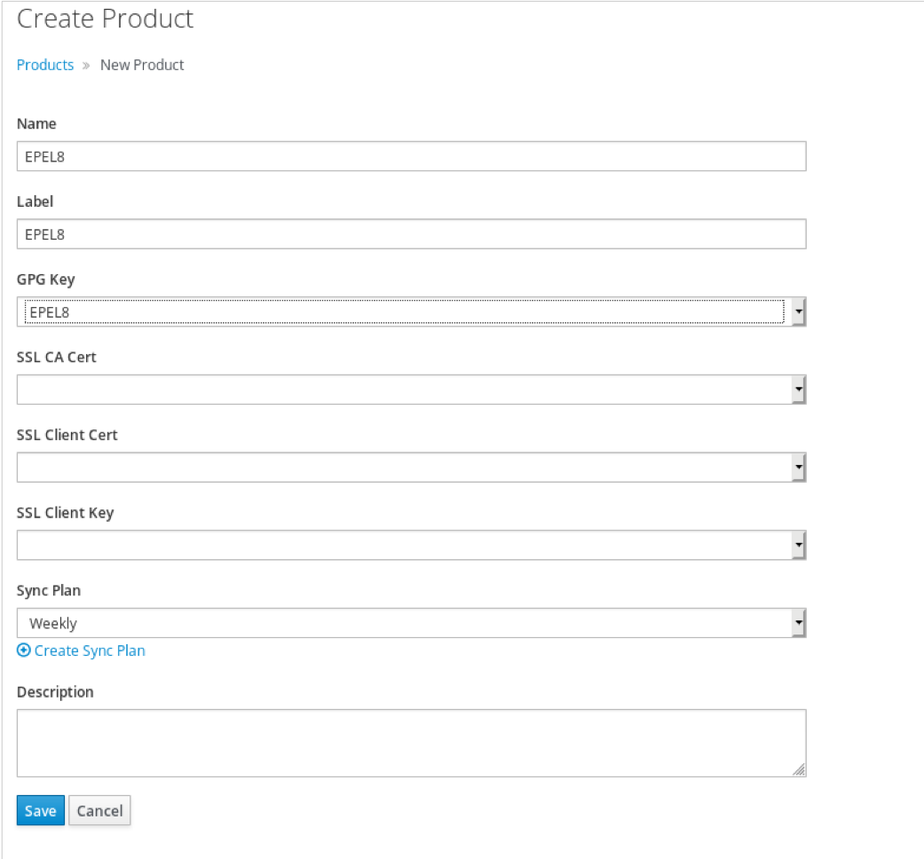 Adding an EPEL 8 repository to Red Hat Satellite 6