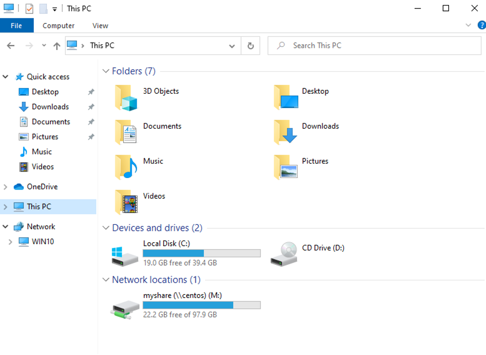 Mounting and mapping shares between Windows and Linux with Samba