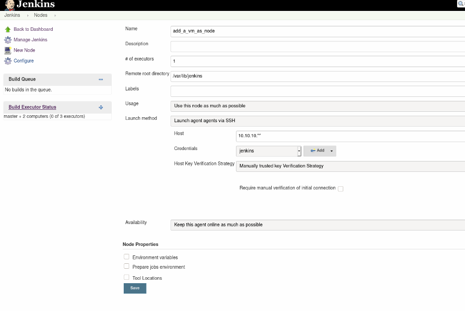 How to use a VM as a Jenkins agent